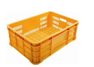 China PP Material Stackable Euro Plastic Containers Perforated Style for sale
