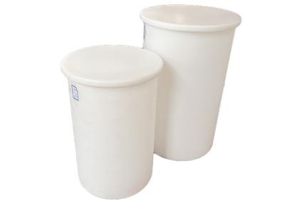 China Customized Rotomolding Products Open Top Cylindrical Tanks For Medical Handling Acids And Caustics for sale