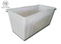 China Heavy Wet Or Dry Loads Poly Box Truck , Mobile Industrial Laundry Trolley On Wheels for sale