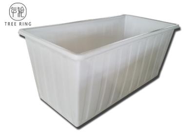 China Heavy Wet Or Dry Loads Poly Box Truck , Mobile Industrial Laundry Trolley On Wheels for sale