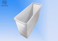 China Heavy Duty Narrow Window Industrial Laundry Trolley On Wheels Rotomolding Bigger Size for sale