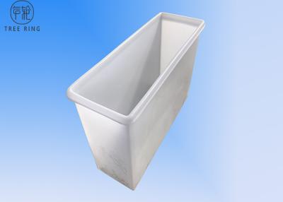 China Heavy Duty Narrow Window Industrial Laundry Trolley On Wheels Rotomolding Bigger Size for sale