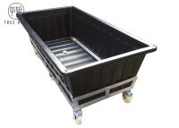 China Heavy Duty Poly Aquaponics Grow Bed With Wheels Rotomolding Garden Raised For Superiorgardens for sale