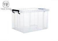 China Food Grade Stackable Plastic Storage Bins , 60 Litre Plastic Crate Box for sale