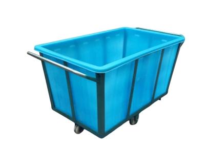 China 130Gallon  Food Fishing Processing Tubs Cargo Container Truck with Lower-density Polyethylene Resin Manufacturing Material for sale