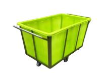 China High Volume Poly Box Truck with 1000liter Capacity  Load Capacity Galvanized Steel Base for sale