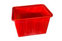 China Red Heavy Duty 160L Plastic Recycling Bins Water Tank For Aquaponic Fish Fram for sale