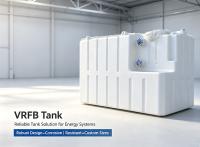 China 45 M3 Rotomolding Products Vanadium Flow Battery （VRFB）Rotomolded Electrolyte Storage Tank for sale