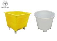 China 800L Bulk Containment Offal Large Plastic Storage Bins With Fork Lift Holes for sale