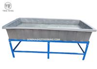 China 2M Lenght Lldpe Material Aquaponic Grow Bed Poly Aquaculture Tanks With Tank Accessories for sale