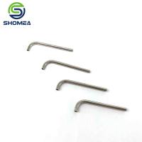 China Custom Stainless Steel 90 Degree Bent Tube 0.25-15mm OD Precision Metal Tubing for sale