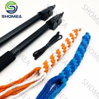 China Custom Outdoor Interactive Flirt Pole Metal Telescopic Traction Rope Dog Pole Retractable for Dogs 13-28mm for sale