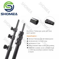 China Custom Aluminum Telescopic Pole with Flip Lock 13-28mm OD 50-5500mm Length for sale