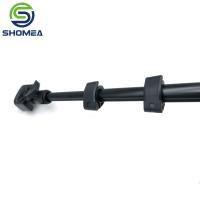 China Custom Painted Anodized Aluminum Telescopic Pole 13-28mm OD Adjustable Square Oval Tube with Twist Lock for sale