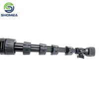 China Custom Painted Anodized Aluminum Telescopic Pole 13-28mm OD Adjustable Square Oval Tube with Twist Lock for sale