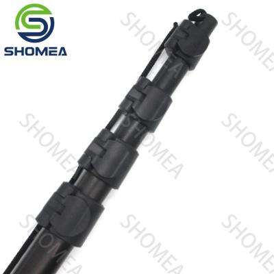 China Custom OEM Foldable Telescopic Pipe 13-28mm Anodized Black Aluminum Stainless Steel Pet Rod for sale