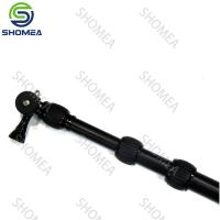 China Custom OEM Foldable Telescopic Pipe 13-28mm Anodized Black Aluminum Stainless Steel Pet Rod for sale