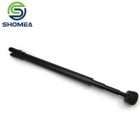 China Custom OEM Foldable Telescopic Pipe 13-28mm Anodized Black Aluminum Stainless Steel Pet Rod for sale