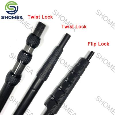 China Custom Heavy Duty Aluminium Alloy Telescopic Pole 13-28mm OD 0.7-1mm Wall for sale