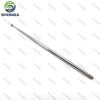 China Custom Brass nickel plated telescopic aerial with thread for sale
