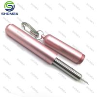 China Custom stainless steel folding straw with portable storage case for sale