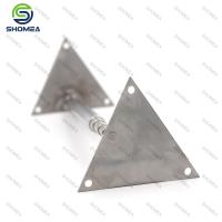 China Custom Stainless steel telescopic rod with welded triangle for sale