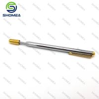 China Custom Brass Nickel Plated Telescopic Antenna 13-28mm OD with Gold Clip for sale