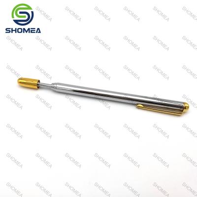 China Custom Brass Nickel Plated Telescopic Antenna 13-28mm OD with Gold Clip for sale