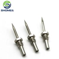 China Customized small diameter Stainless Steel Side hole pencil point needle with male thread for sale