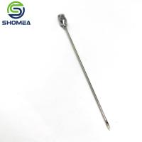 China CUSTOMIZED SMALL DIAMETER STAINLESS STEEL 12G NEEDLE WITH METAL BASE for sale