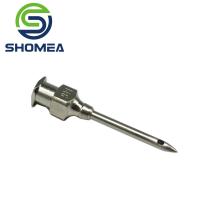 China Customized Stainless Steel 12G long three bevel end needle with luer lock for sale