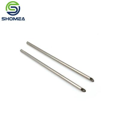 China Customized Small diameter Stainless Steel single bevel open end needle for sale