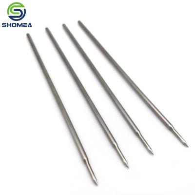 China Customized Small diameter Stainless Steel swaged tube with pencil point sharp for sale