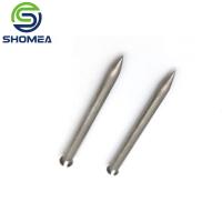China Customized stainless steel high polishing pencil point needle with flanging end for sale