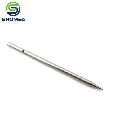 China Customized stainless steel solid or hollow  charging needle with side hole for sale