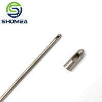 China Shomea Customized Stainless Steel one closed end needle with side hole for sale
