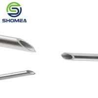 China Shomea Customized Stainless Steel Hollow needle with bevel end for sale