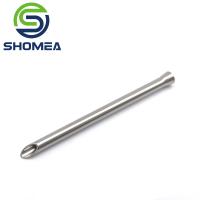 China Customized welded solid single bevel end needle use for Medical laboratory equipment for sale