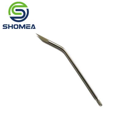 China Customized 8G-21G Solid stainless Steel  trocar needle with male thread for sale
