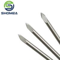 China Customized Stainless Steel Solid Triangle Bevel Needle with Slotted OD 0.25-15mm for sale