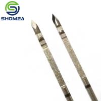 China Customized Stainless Steel Solid Triangle Bevel Needle with Slotted OD 0.25-15mm for sale