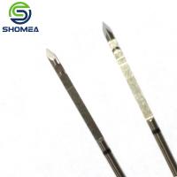 China Customized Stainless Steel Solid Triangle Bevel Needle with Slotted OD 0.25-15mm for sale