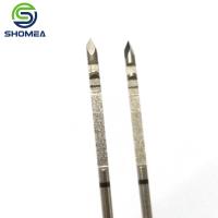 China Customized Stainless Steel Solid Triangle Bevel Needle with Slotted OD 0.25-15mm for sale