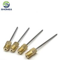 China Customized Gold Plated Brass Stainless Steel Pencil Tip Needle with Side Hole 0.25-15mm OD for sale