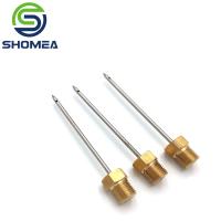 China Customized Gold Plated Brass Stainless Steel Pencil Tip Needle with Side Hole 0.25-15mm OD for sale