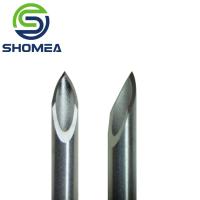China Customized 304 316 Stainless Steel Hollow Lancet Needle Sharp Tip OD 0.25-15mm for sale
