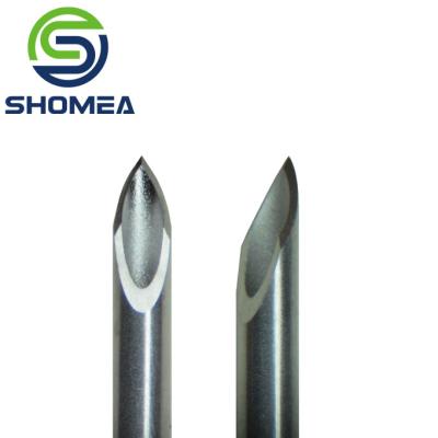 China Customized 304 316 Stainless Steel Hollow Lancet Needle Sharp Tip OD 0.25-15mm for sale