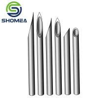 China Customized 304 316 Stainless Steel Hollow Injection Needle Three Bevel End OD 0.25-15mm for sale