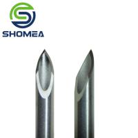 China Customized 304 316 Stainless Steel Hollow Injection Needle Three Bevel End OD 0.25-15mm for sale