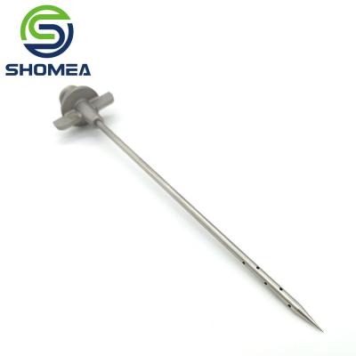China Customized  Stainless Steel pencil point tip needle with male thread base for sale